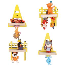 Kinderregal-Set Boarti 4-tlg. Gelb