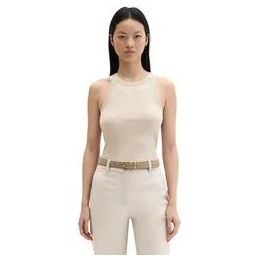 Marc O'Polo T-Shirt MARC O'POLO "mit TENCELTM Modal", Damen, Gr. XS, linen beige, Obermaterial: 58% Baumwolle, 38% Modal, 4% Elasthan, unifarben, slim fit, Rundhals, Shirts T-Shirt