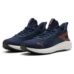 Slip-On Sneaker Puma "SOFTRIDE ENZO 5 HYPE", Damen, Gr. 43, Puma navy, bordeaux rot, feather gray, Textil, Schuhe, leicht profilierte Gummi-Laufsohle, nicht herausnehmbare Innensohle