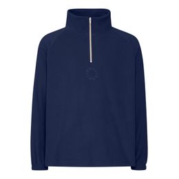 !Solid Troyer SOLID "Troyer SDIbrahim", Herren, Gr. M, blau (insignia blau), Obermaterial: 100% Polyester PES., unifarben, normal, Pullover Troyer