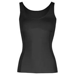 Shapinghemd Nina von C. "Shape Shirt Cotton Shape", Damen, Gr. 38, N-Gr, schwarz, Obermaterial: 82% Baumwolle CO. 18% Elasthan EL., Unterhemden