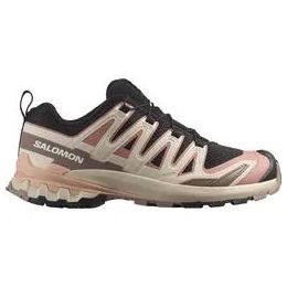 Trailrunningschuh Salomon "XA PRO 3D V9", Damen, Gr. 38, schwarz, burlwood, mahogany rose, Synthetik, Textil, Schuhe