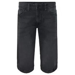Shorts INDICODE "Jeansshorts IDQuince", Herren, Gr. S, N-Gr, schwarz, Obermaterial: 98% Baumwolle CO. 2% Elasthan EL., Jeans Shorts
