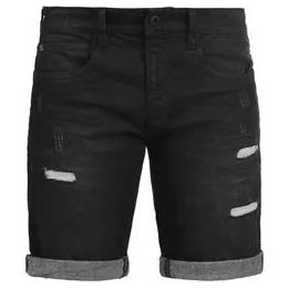 Jeansshorts INDICODE "Jeansshorts IDHallow", Herren, Gr. XXL, N-Gr, schwarz, Web, Obermaterial: 98% Baumwolle CO. 2% Elasthan EL., Basic, regular fit kurz, Jeans Jeansshorts