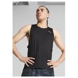 Tanktop Puma "M RUN VELOCITY TANK (POLY)", Herren, Gr. S, Puma schwarz, Web, Obermaterial: 100% Polyester, unifarben, regular fit normal, Rundhals, Tops Tanktop, ergonomische Schnittf&uuml;hrung, Regular Fit, mit Flatlock-N&auml;hten