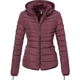 Winterjacke Marikoo "Winterjacke Amber", Damen, Gr. XXL, rot (weinrot), Obermaterial: 100% Polyester PES. Obermaterial: Futter: 100% Polyester PES. 100% Polyester PES., Jacken Winterjacke