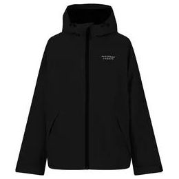 Outdoorjacke WEATHER REPORT "Gust jr.", Jungen, Gr. 176, schwarz, 100% Polyester, unifarben, normal, hoch geschlossener Ausschnitt, Jacken Outdoorjacke, mit wasserdichter Membran