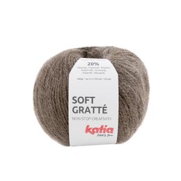 Soft Gratt&eacute; von Katia, Rehbraun, aus Polyacryl