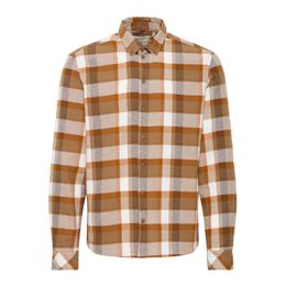 Langarmhemd Blend "Langarmhemd BHShirt", Damen, Gr. S, N-Gr, braun (otter), Obermaterial: 100% Baumwolle CO., Hemden Langarmhemd