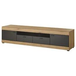 Lowboard Home Affaire "Soleto, moderner TV-Schrank, Kommode, TV-Unterschrank", eiche evoke, B:200cm H:48cm T:45cm, FSC-zertifizierter Holzwerkstoff, Sideboards, Lowboard, zeitlos, schwarze Griffe aus Metall, ausreichend Stauraum