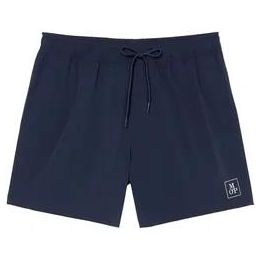 Marc O'Polo Badeshorts MARC O'POLO "Badeshorts Woven Swim Shorts ESSENTIALS 1er Pack", Herren, Gr. XL, N-Gr, blau, Obermaterial: 100% Polyester PES., Badehosen Badeshorts