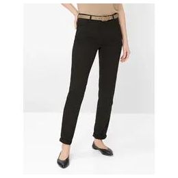 5-Pocket-Hose Brax "Style CAROLA", Damen, Gr. 46K (23), Kurzgr&ouml;&szlig;en, schwarz, Web, 78% Baumwolle, 18% Lyocell, 4% Elasthan, Hosen 5-Pocket-Hose