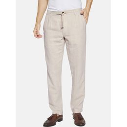 Schlupfhose Babista "Hose CARZIRA", Herren, Gr. 31, N-Gr, wei&szlig; (beige), Obermaterial: 70% Leinen LI. 30% Baumwolle CO., Hosen Schlupfhose