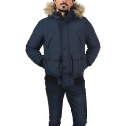 !Solid Winterjacke SOLID "Winterjacke SDFrio", Herren, Gr. XL, blau (insignia blau), Obermaterial: 100% Nylon NY., Jacken Winterjacke