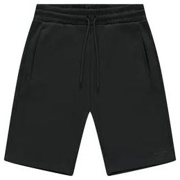 Sweatbermudas Cars Jeans "WALL Short", Herren, Gr. XXL, N-Gr, schwarz, Sweatware, Obermaterial: 70% Baumwolle, 30% Polyester, unifarben, Basic kniefrei, Hosen