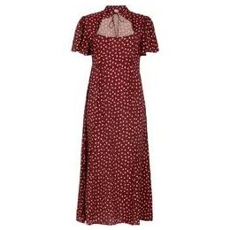 Lily & Lionel Midikleid LILY AND LIONEL "Primrose Garden Print Maxi Dress Damen", Damen, Gr. 44, Normalgr&ouml;&szlig;en, rot, 100% Viskose, Kleider Midikleid