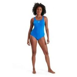 Badeanzug Speedo "Eco Speedo", Damen, Gr. 44, N-Gr, blau, Obermaterial: 100% Polyester. Futter: 100% Polyester, Badeanz&uuml;ge Badeanzug, hohe Flexibilit&auml;t, Unterst&uuml;tzung der Schulterbewegungen