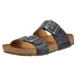 Hausschuh Haflinger "Haflinger Hausschuhe Leder", Herren, Gr. 39, marine, Leder, Schuhe Hausschuh