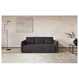 Big-Sofa COTTA "Megasofa, Flow, Breite 222 cm", schwarz, B:222cm H:89cm T:102cm, 96% POLYESTER (PES) 4% POLYAMID(PA), Sofas, Big-Sofa, wahlweise mit Bettfunktion