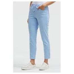 Comfort-fit-Jeans SOCCX, Damen, Gr. 31, Normalgr&ouml;&szlig;en, blau heaven, Denim/Jeans, Material: 92% Baumwolle, 5% Elastomultiester, 3% Elasthan, unifarben, comfort fit, Jeans, mit verk&uuml;rztem Bein