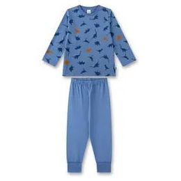 Schlafanzug Sanetta "Pyjama", Jungen, Gr. 140, blau, Obermaterial: 100% Baumwolle CO., Homewear-Sets Schlafanzug