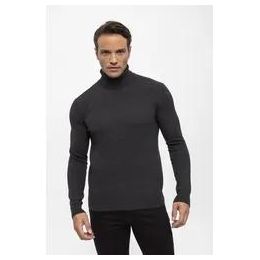 Rollkragenpullover FELIX HARDY "Rollkragenpullover", Herren, Gr. M, anthrazit, 100% Baumwolle, Pullover Rollkragenpullover