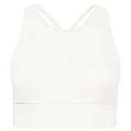 Sport-Bustier WINSHAPE "Functional Comfort Sport-BH SB103C", Damen, Gr. S, Normalgr&ouml;&szlig;en, cream, 85% Polyester, 15% Elasthan, BHs, mit R&uuml;cken-Applikation