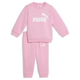 Jogginganzug Puma "Essentials Minicats Crew Jogginganzug Kinder", Jungen, Gr. 104, pink shimmer, Obermaterial: 32% Polyester, 68% Baumwolle. Rippe: 97% Baumwolle, 3% Elasthan, Sportanz&uuml;ge Jogginganzug