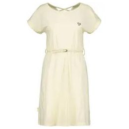 alife and kickin Blusenkleid ALIFE & KICKIN "Damen NoraAK Sommerkleid, Kleid", Damen, Gr. M, Normalgr&ouml;&szlig;en, beige (butter), 65% Baumwolle, 35% Polyester, Kleider Blusenkleid