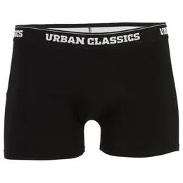 Boxershorts Urban Classics "Urban Classics Herren Boxer Shorts 5-Pack", Herren, Gr. S, 1 Stk., ban.aop, brandunkelaop, cha, blk, wht, 95% Baumwolle, 5% Elasthan, Unterhosen