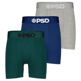 Boxershorts PSD "3 PACK FADED CTN 5I Herren", Damen, Gr. L, multi, 95% Baumwolle, 5% Elasthan, Unterhosen