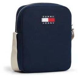 Tommy Hilfiger Umh&auml;ngetasche TOMMY JEANS "TJM BOLD VARSITY REPORTER", Damen, Gr. B/H/T: 16,5cm x 21cm x 6cm, nachtblau, Polyester, Taschen Umh&auml;ngetasche, Unisex Schultertasche, Mini-Bag, Cross-Body Bag mit Logoschriftzug