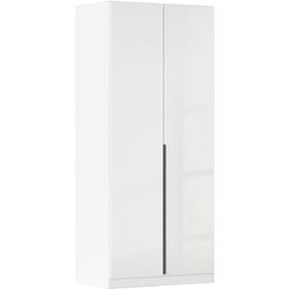 Dreht&uuml;renschrank OTTO HOME "Kleiderschrank Schrank Garderobe AGORDO TOPSELLER Schlafzimmer", wei&szlig; (alpinwei&szlig;, hochglanz wei&szlig;), B:91cm H:210cm T:54cm, Holzwerkstoff, Schr&auml;nke, Dreht&uuml;renschrank, durchdachte Innenausstattung, in 8 Breiten und 2 H&ouml;hen MADE IN GERMANY