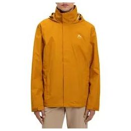 Outdoorjacke MCKINLEY "HE.-FUNKTIONS-JACKE ADIA M", Herren, Gr. M, braun, braun, Web, Obermaterial: 100% Polyester, unifarben, Basic Po-bedeckend, gerader Abschluss mit verstellbarem Klettverschluss, Jacken Outdoorjacke