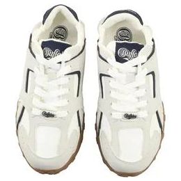 Trainingsschuh Buffalo "Buffalo AZURA", Damen, Gr. 40, wei&szlig;, cream, navy, Schuhe