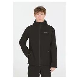 Outdoorjacke WEATHER REPORT "Gust", Gr. 4XL, schwarz, 100% Polyester, unifarben, normal, hoch geschlossener Ausschnitt, Jacken Outdoorjacke, mit wasserdichter Membran