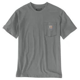 T-Shirt Carhartt "3D Logo", Gr. L, grau, Obermaterial: 100% Baumwolle CO., Shirts T-Shirt