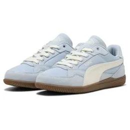 Sneaker Puma "K-Moda Sneakers Damen", Damen, Gr. 39, lucite warm wei&szlig; gum gray beige, Obermaterial: Kuhleder, Textil, Synthetik. Futter: Textil. Innensohle: Textil, Keine Angabe. Laufsohle: Gummi, Schuhe Sneaker