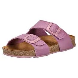 Hausschuh Haflinger "Haflinger Hausschuhe Leder", Herren, Gr. 40, pink, Leder, Schuhe Hausschuh