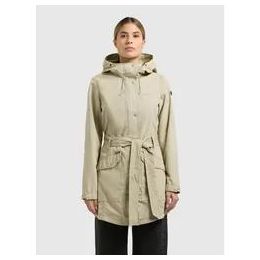 Anorak Khujo "PREA", Herren, Gr. M, cloud gr&uuml;n, Web, 75% Baumwolle, 25% Nylon, unifarben, regular fit h&uuml;ftlang, eingesetzt mit Druckknopf, Jacken