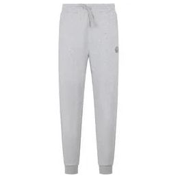 Jogginghose Plein Sport "Fleece Joggers 3D Tiger", Damen, Gr. S, US-Gr&ouml;&szlig;en, 10, grau, Stoff: 82% Baumwolle, 18% Polyester, Hosen Jogginghose
