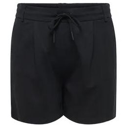 Bermudas Only CARMAKOMA "CARGOLDTRASH LIFE EASY SHORTS", Damen, Gr. 54, N-Gr, schwarz, Jersey, Obermaterial: 63% Viskose, 32% Nylon, 5% Elasthan, unifarben, regular fit normal, Hosen Bermudas
