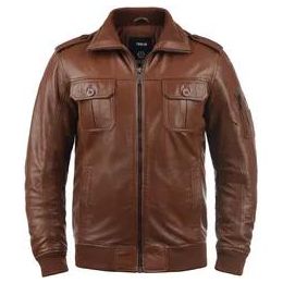 !Solid Lederjacke SOLID "Lederjacke SDFamash", Herren, Gr. M, gold (golden bro), Obermaterial: 100% Schafsleder sheepskin., Jacken