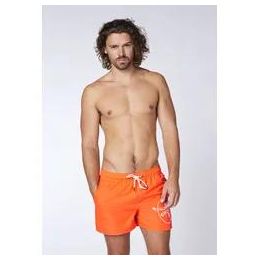 Badeshorts Chiemsee, Herren, Gr. XXL (60/62), shocking orange, 100% Polyester, Badehosen Badeshorts