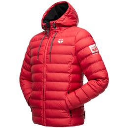 Winterjacke STONE HARBOUR "Regenjacke Zaharoo", Herren, Gr. XXL, rot (chili rot), Obermaterial: 95% Polyester PES. 5% Polyurethan PU. Obermaterial: Futter: 100% Polyester PES. 100% Polyester PES., Jacken Winterjacke