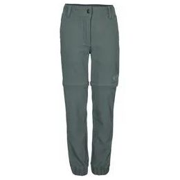 Zip-off-Hose Killtec "KOS 112 GRLS PNTS", Kinder, Gr. 152, Normalgr&ouml;&szlig;en, grasgr&uuml;n, Obermaterial: 100% Polyester, Hosen, Abzippbare Funktionshose mit elastischem Bund und Taschen