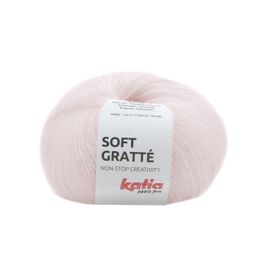 Soft Gratt&eacute; von Katia, Hellrosa, aus Polyacryl