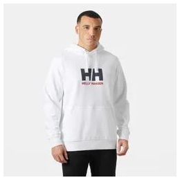 Kapuzensweatshirt Helly Hansen "HH LOGO HOODIE 3.0", Herren, Gr. XL, wei&szlig;, Obermaterial: 100% Baumwolle, Sweatshirts, sportliche Passform, mit K&auml;ngurutasche
