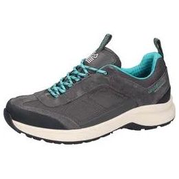 Waldl&auml;ufer Sneaker WALDL&Auml;UFER "H-FREYA", Damen, Gr. 4,5 (37,5), dunkelgrau, schwarz, Synthetik, Textil, Veloursleder, Schuhe Sneaker, Outdoorschuh, Schn&uuml;rschuh in Schuhweite H (= sehr weit), waterproof