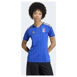 Fu&szlig;balltrikot Adidas PERFORMANCE "FIGC H JSY W", Damen, Gr. M, bold blau, Obermaterial: 100% Polyester, normal, Rundhals, Trikots Fu&szlig;balltrikot